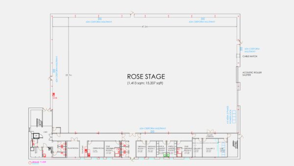 15,000 Square Foot Sound Stage | Rose Stage | Garden Studios